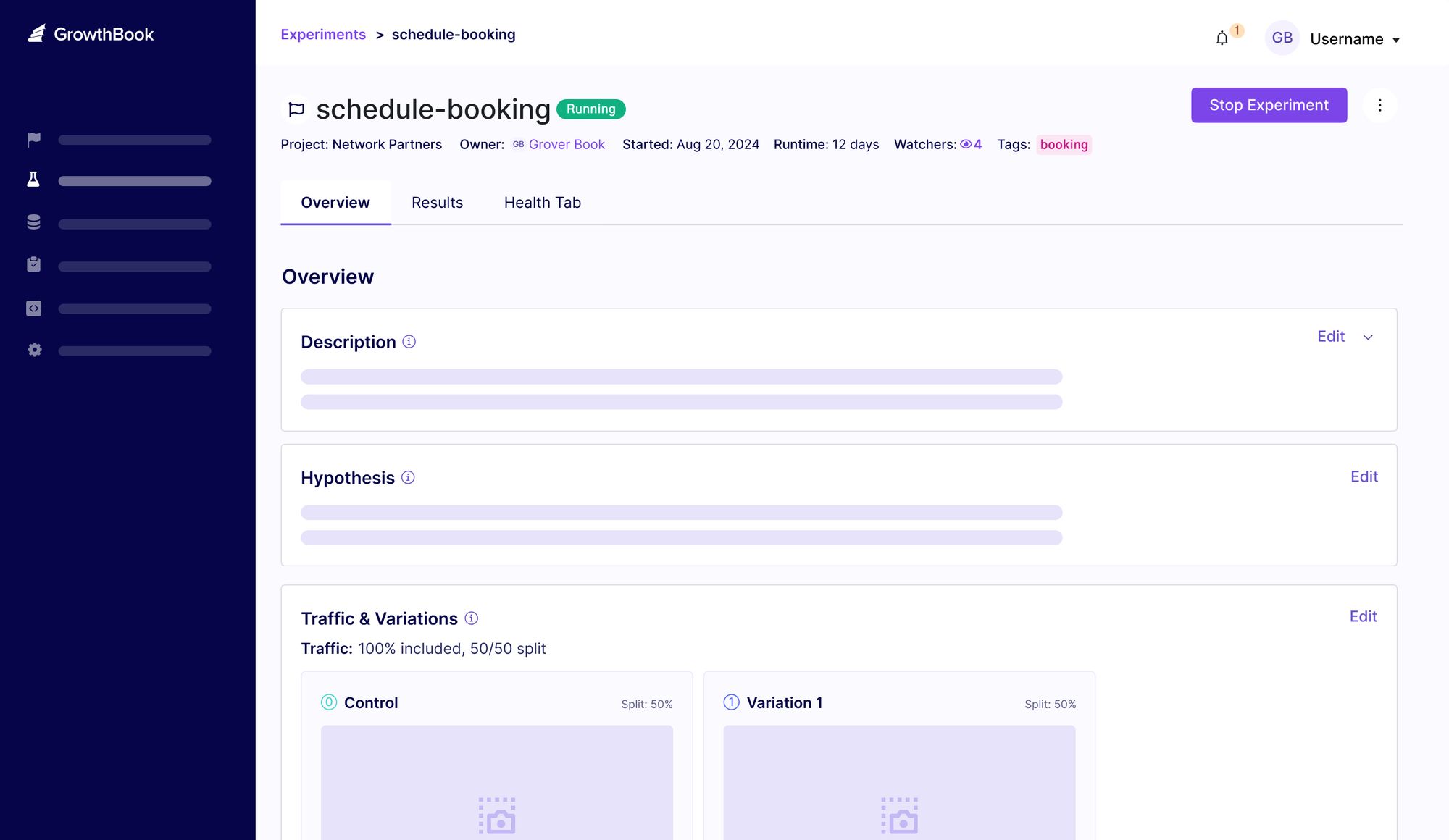 GrowthBook - Experiments